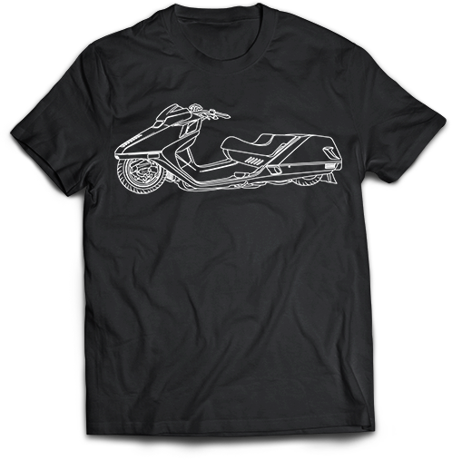 Lowered Honda Helix Line Art | MAKOA CUSTOMS